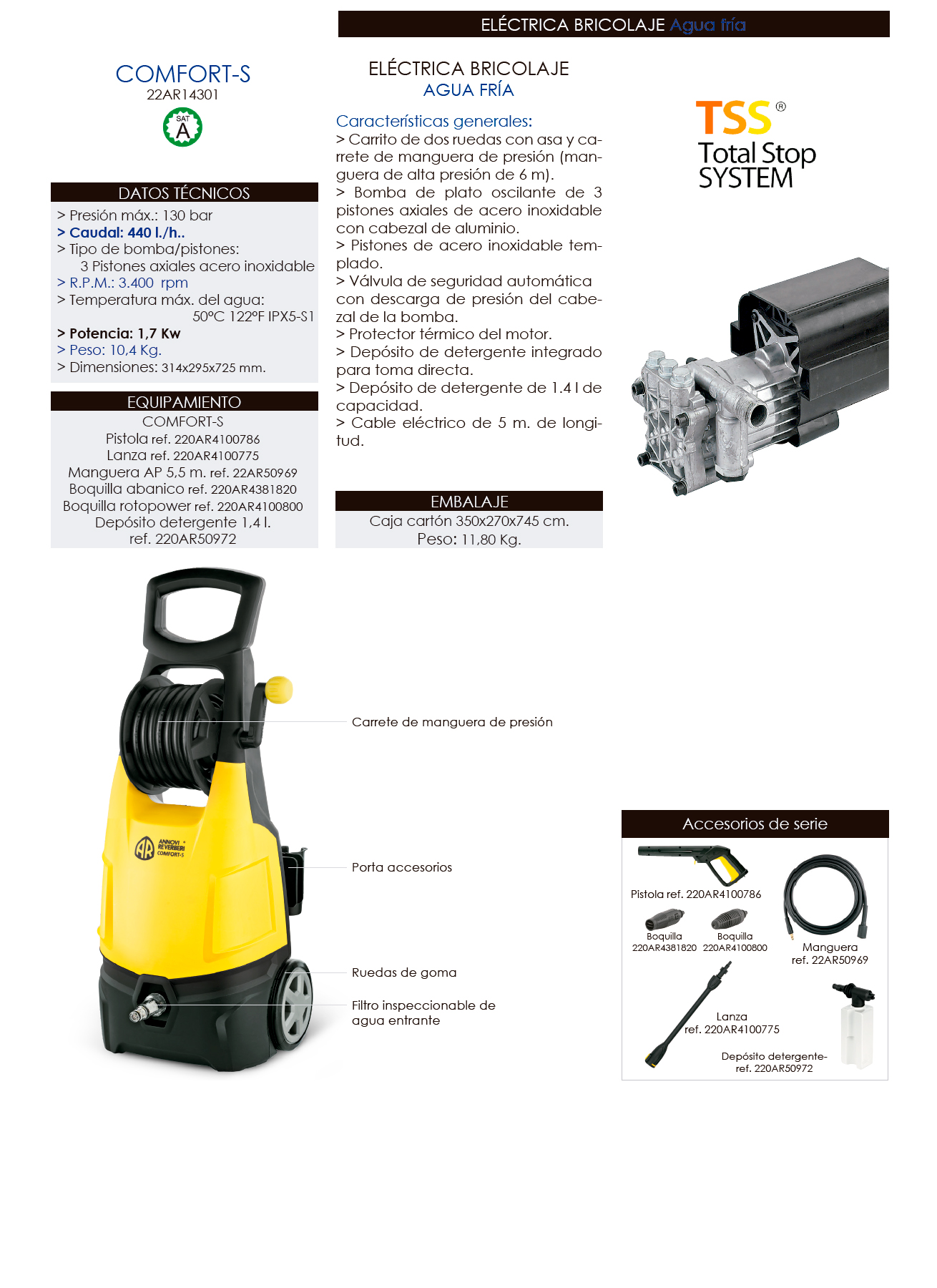 Hidrolavadoras COMFORT S | GAHESA